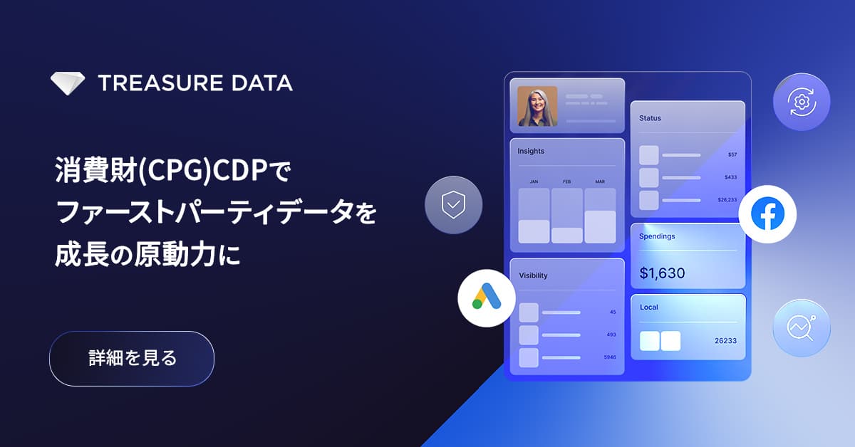 消費財(CPG)業界向けのエンタープライズ CDPでDXを強化 - トレジャーデータ（Treasure Data）